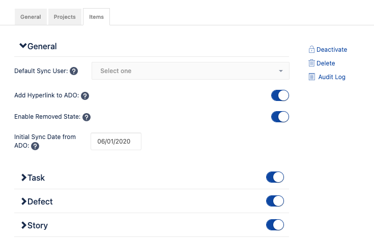 Configure and activate Azure DevOps integration – Jira Align